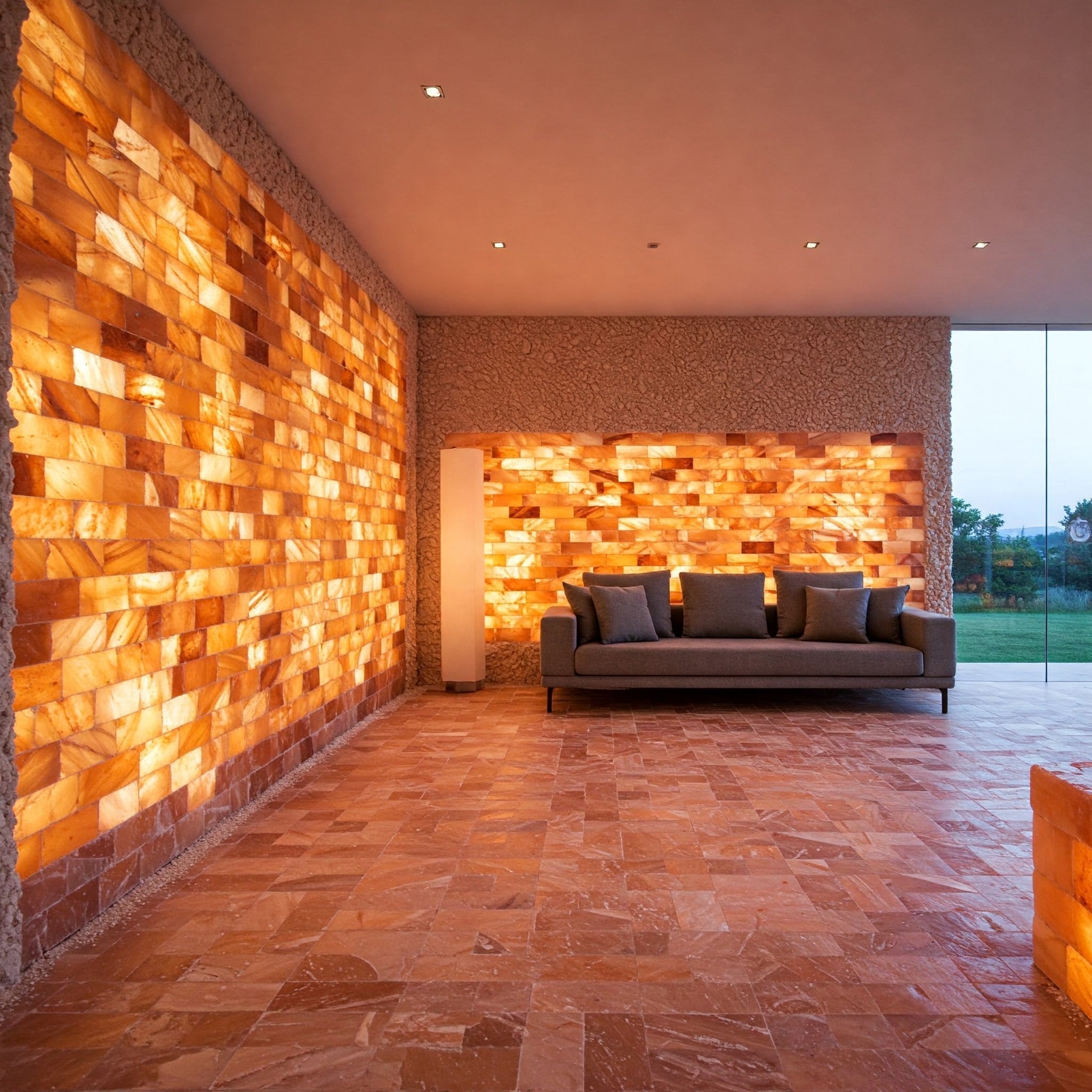 Pink Himalayan Salt Tiles & Bricks – Benefits, Uses – Build Salt Wall