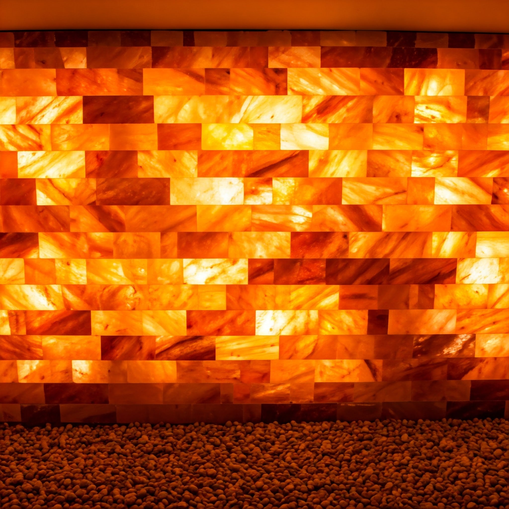 Himalayan Salt Bricks Walls for Commercial or Residential Use