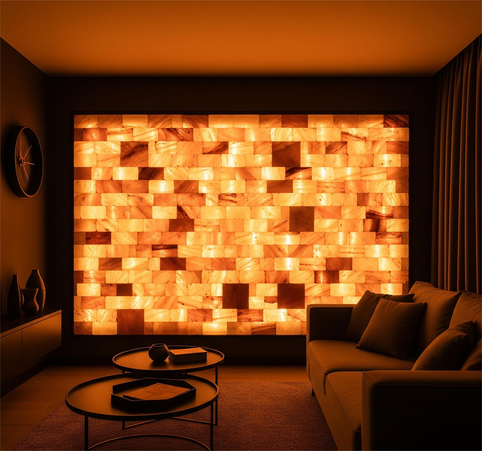 Build a Stunning Himalayan Salt Wall with Salt Tiles – Build Salt Wall