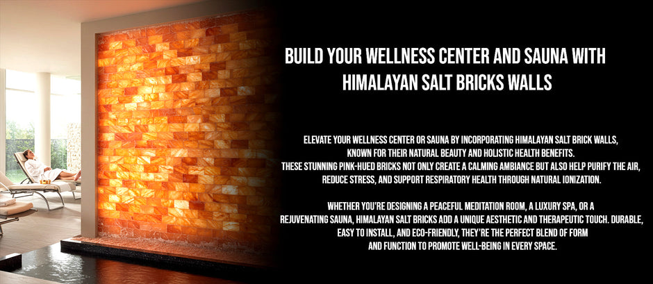 Buy Bulk Himalayan Salt Bricks and Tiles - Build Salt Wall