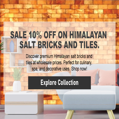 Buy Bulk Himalayan Salt Bricks and Tiles - Build Salt Wall